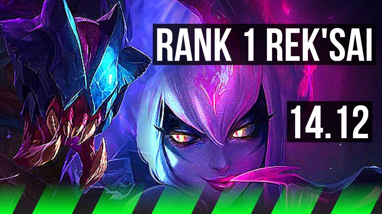 REK'SAI vs EVELYNN (JGL) | Rank 1 Rek'Sai, 6/0/4, Dominating | TR ...