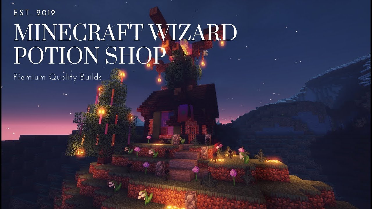 Minecraft Wizard Potion Shop - YouTube