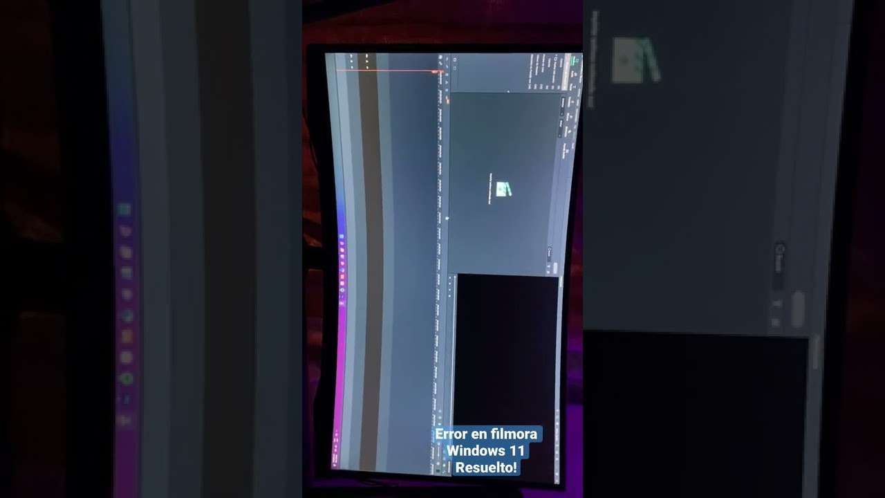 Error Filmora Windows 11 - YouTube