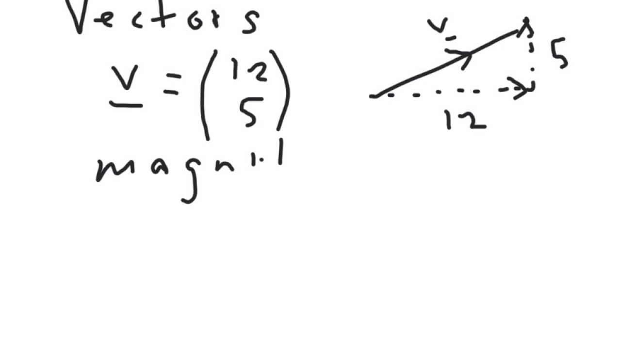 Video1 magnitude of vector - YouTube