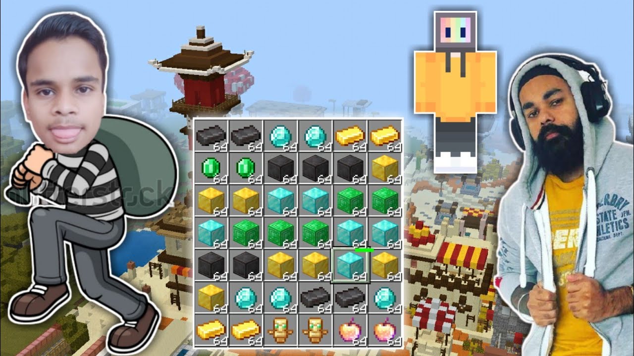 I found biggest treasure in Dubai city | loggy and chapati Minecraft ...