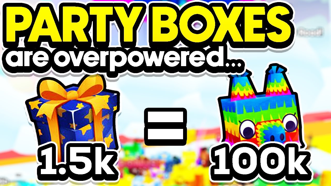 Party Boxes are OP for Diamond Farming in Pet Simulator 99... (F2P ...