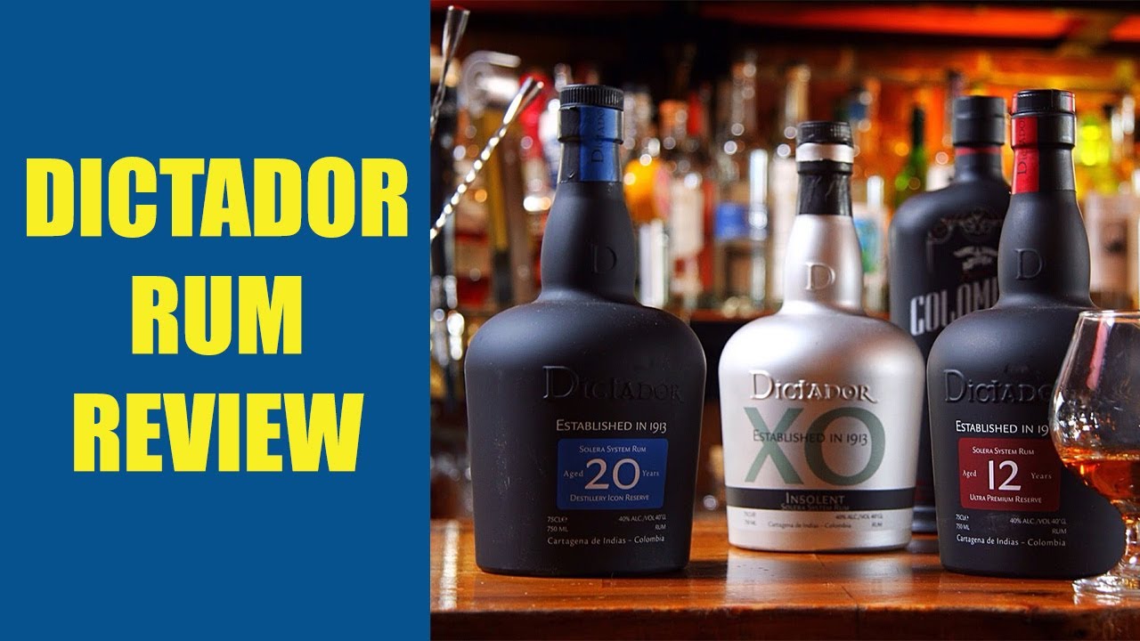 Dictador Rum Tasting Notes and Review - YouTube