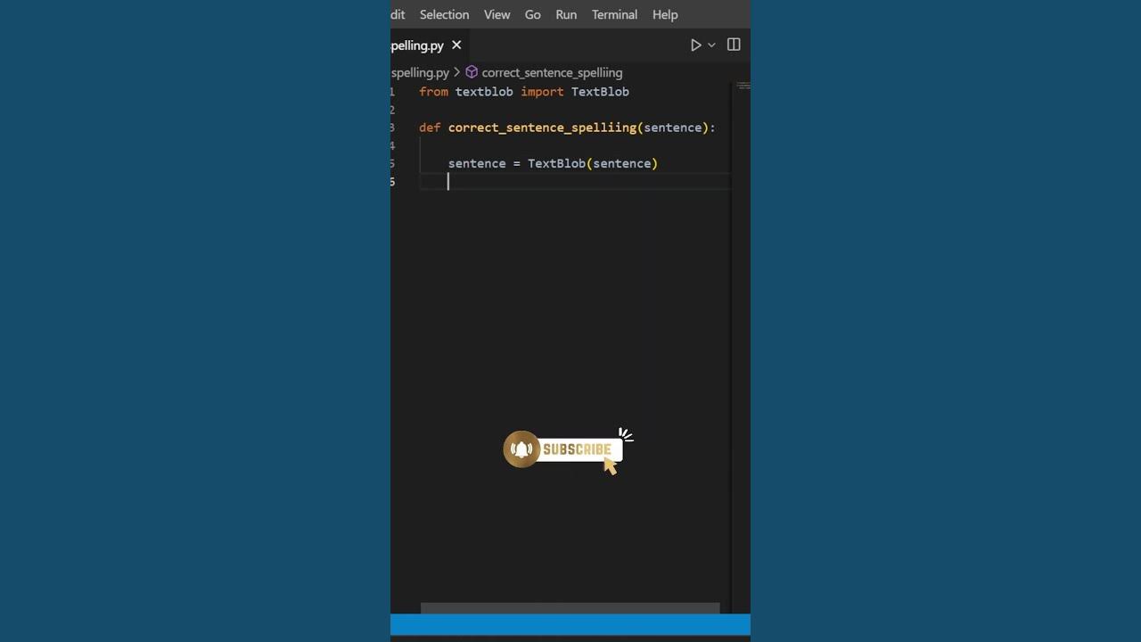 Spelling Correction Bot With Python Python Project Python