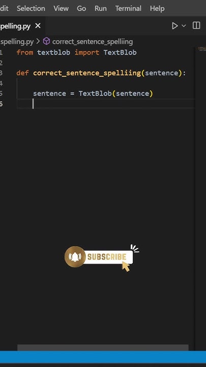 Spelling Correction Bot With Python Python Project Python Shorts Youtube