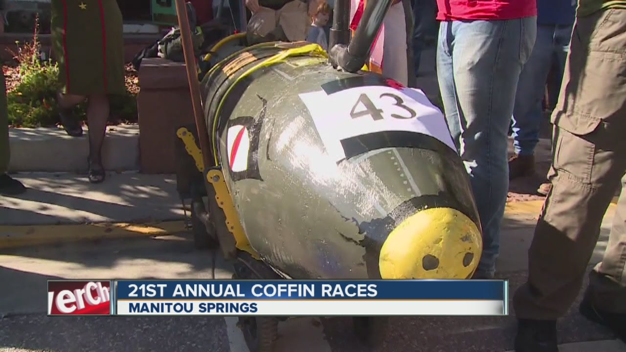 21st annual Coffin Races in Manitou Springs - YouTube