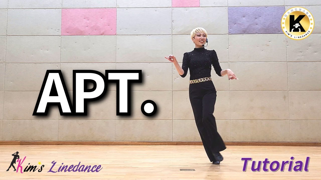 APT. Linedance (Tutorial) 초급 [Choreo: Heejin Kim, Misun Yu & Youngeun Song] - YouTube