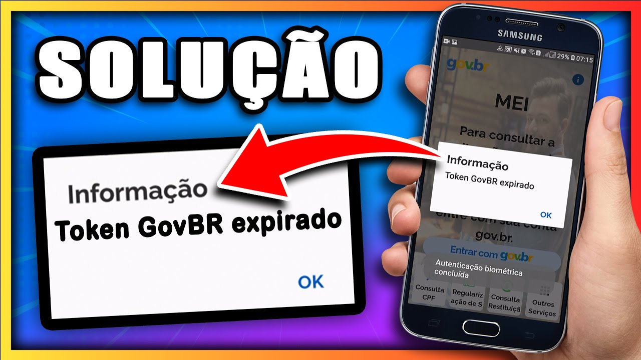 Token GovBR expirado no aplicativo MEI - como resolver o erro token govbr expirado no aplicativo ...