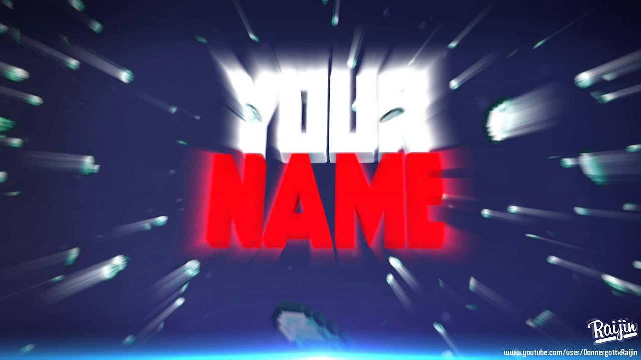 Free Minecraft Diamond Intro Template by Raijin - YouTube