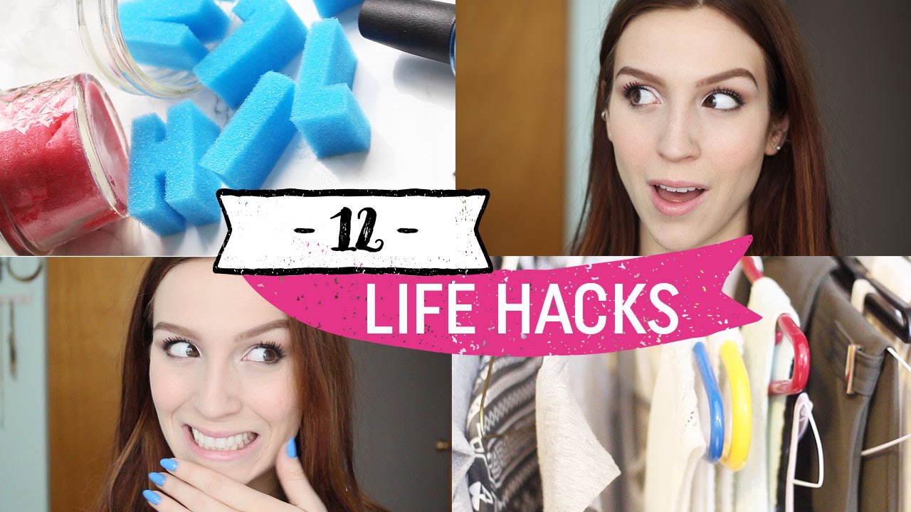 12 LIFE HACKS : Beauté, mode, etc. - YouTube