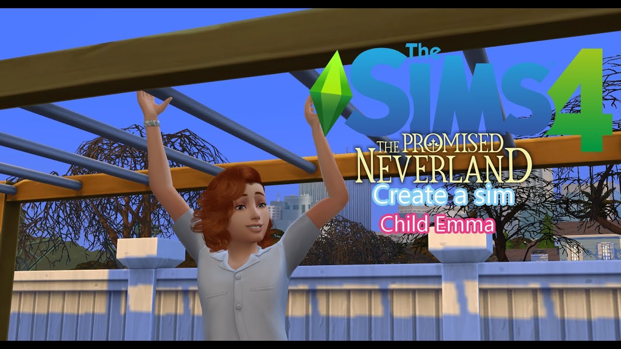 Sims 4 create a sim Child Emma from TPN - YouTube