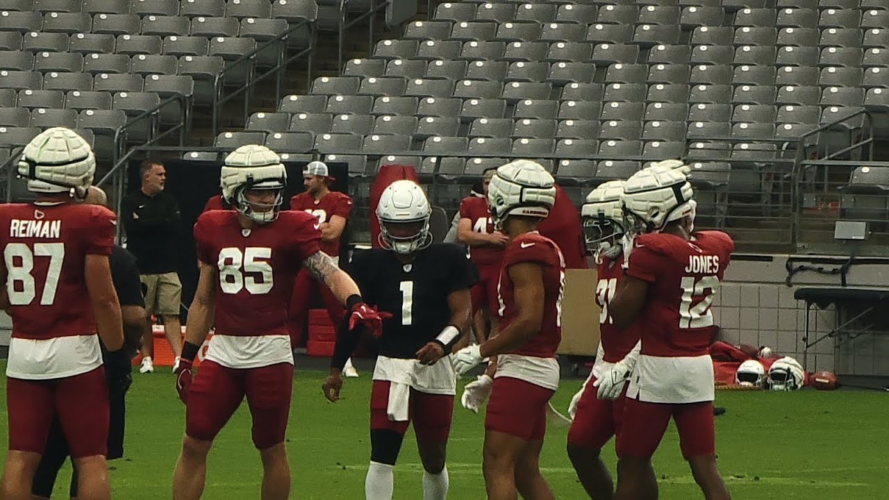 Kyler murray running and passing plays | Arizona cardinals first padded ...