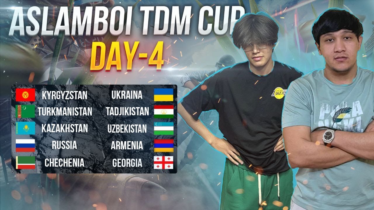 ASLAMBOI INTERNATIONAL TDM LEAGUE | DAY 5 BUGUN FAQAT YUTISHMIZ KERAK TOPGA HARAKAT | PUBG ...