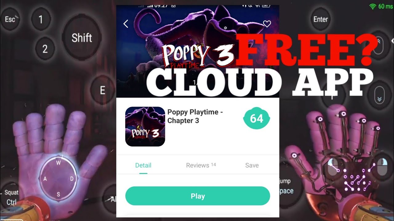 POPPY PLAYTIME CHAPTER 3 MOBILE APP CLOUD GAMEPLAY - YouTube