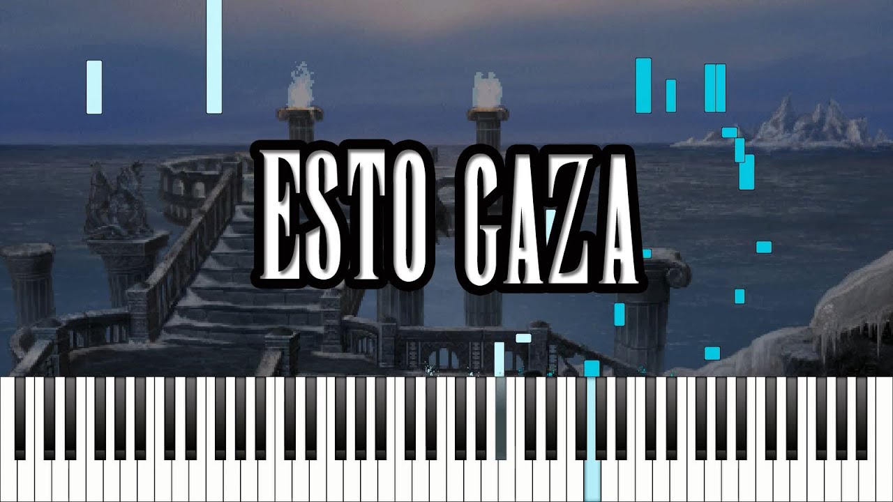 Final Fantasy IX - Esto Gaza (Piano Synthesia) - YouTube