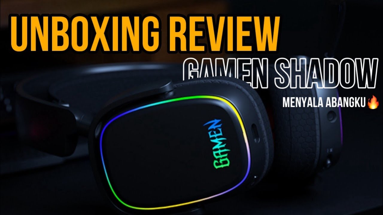 Unboxing Review Headset Gaming MURAH BUKAN MURAHANN! Gamen Shadow ...