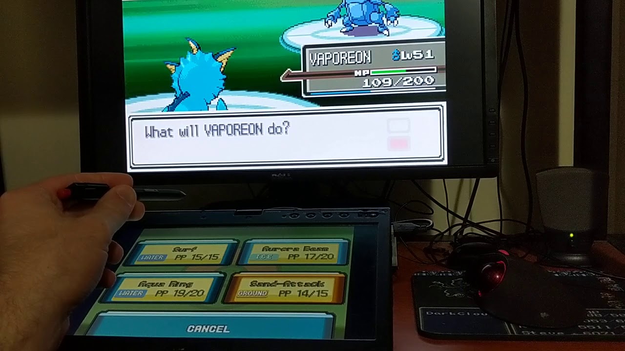 NDS Emulation with dual screens & working touch (Pokémon Diamond ...