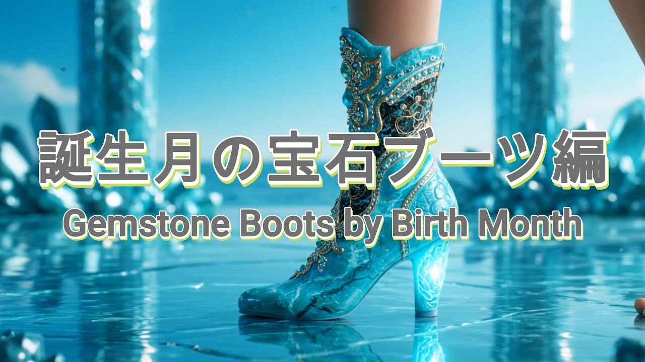 【ASMR】誕生月の宝石ブーツ編👢💎 / Birth Month Gemstone Boots Edition👢💎 #asmr # ...