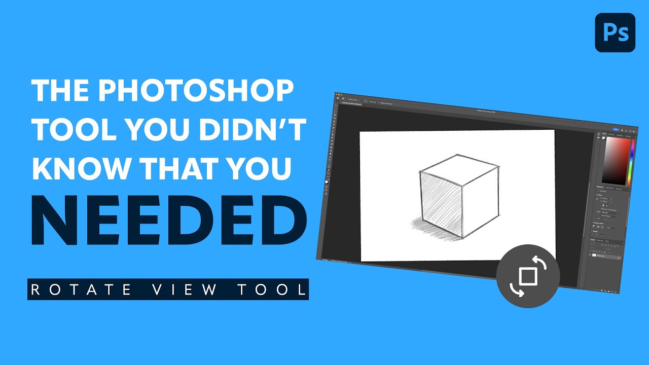 The Photoshop Tool You Didn’t Know You Needed — Rotate View Tool - YouTube