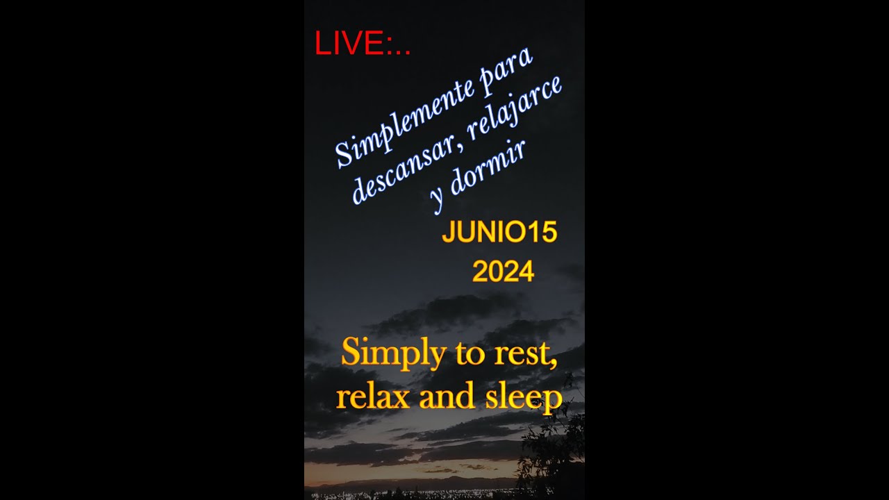 Simplemente para descansar, relajarce y dormir / Simply to rest, relax and sleep - YouTube