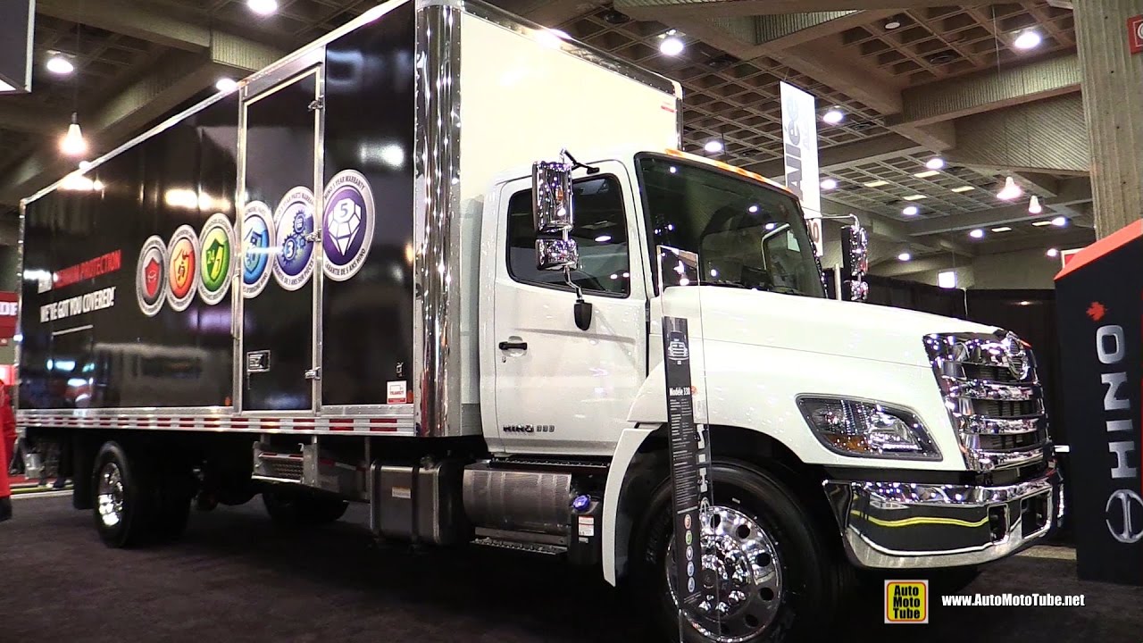 2017 Hino 338 Truck - Exterior and Interior Walkaround - 2017 Expocam ...