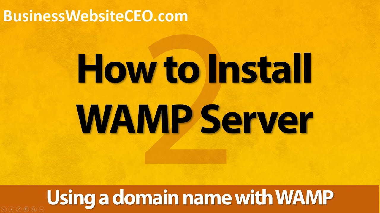 WAMP Server For Windows 2 Using A Domain Name With WAMP YouTube wamp-server-for-windows-2-using-a-domain-name-with-wamp-youtube