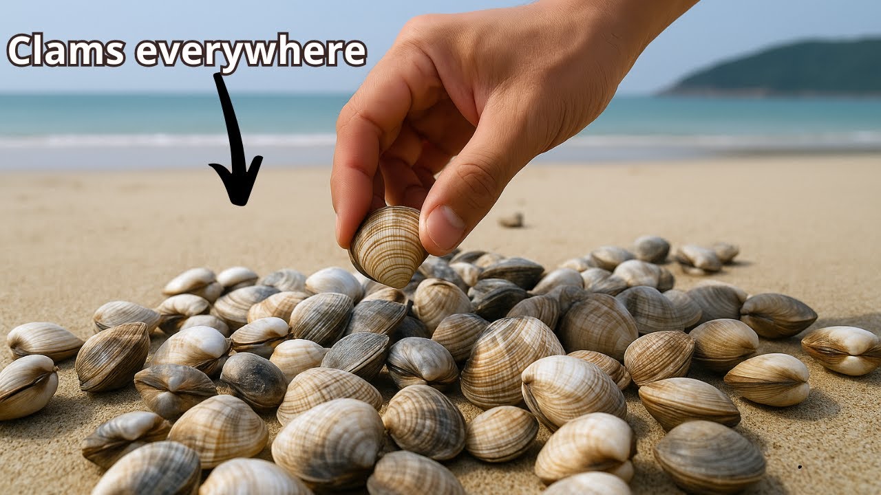 How to Find Sand Clams on the Beach | Easy Clam Digging Tips for ...