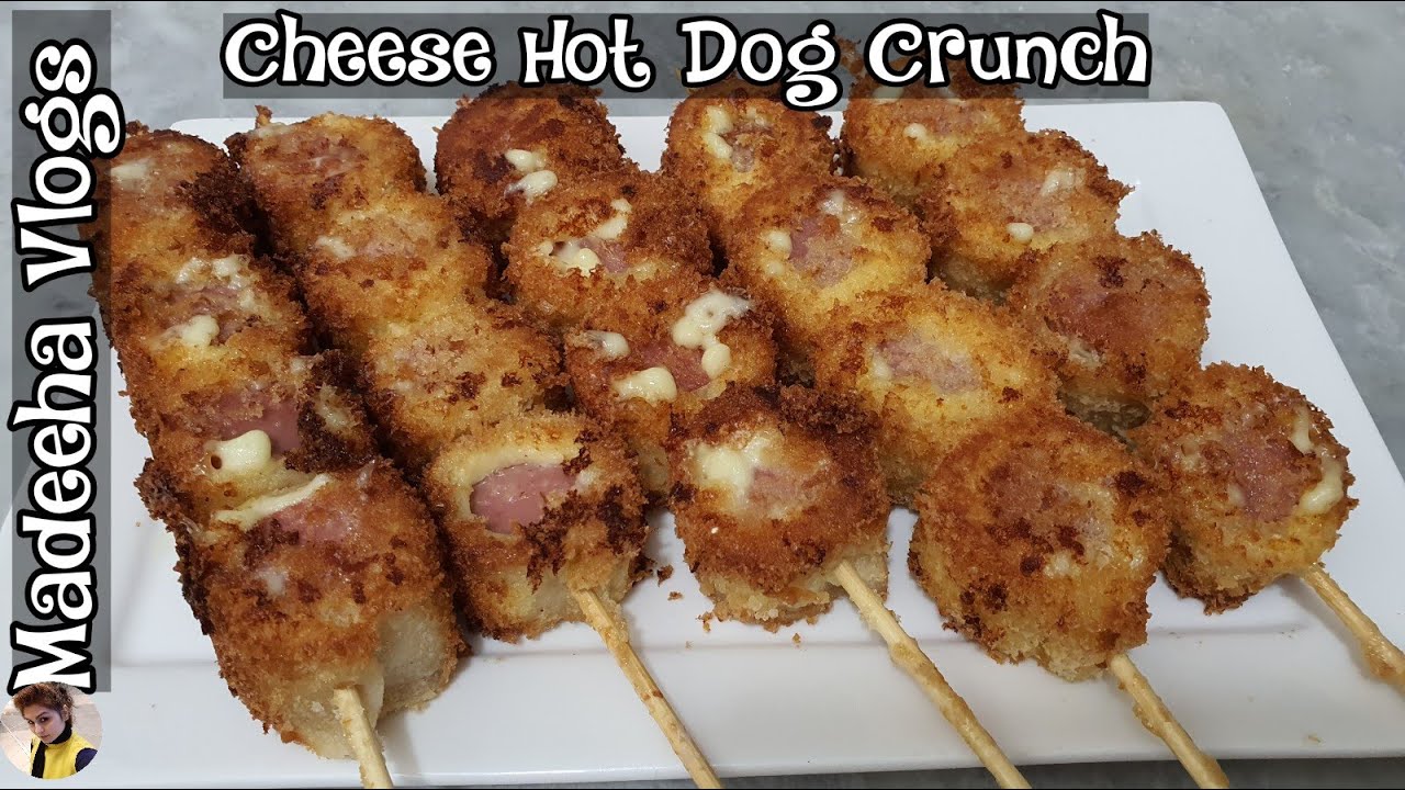 CHEESE HOT DOG CRUNCH | Quick & EASY Recipe | Madeeha Vlogs - YouTube