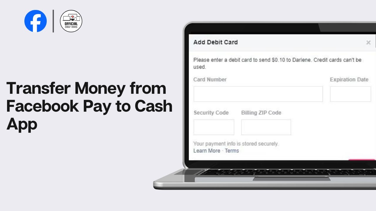How To Transfer Money from Facebook Pay to Cash App - YouTube