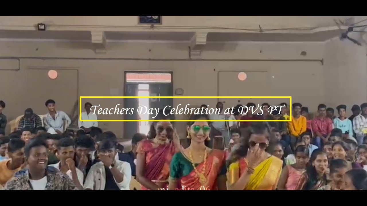 TEACHER'S DAY CELEBRATION | DVS POLYTECHNIC SHIMOGGA - YouTube