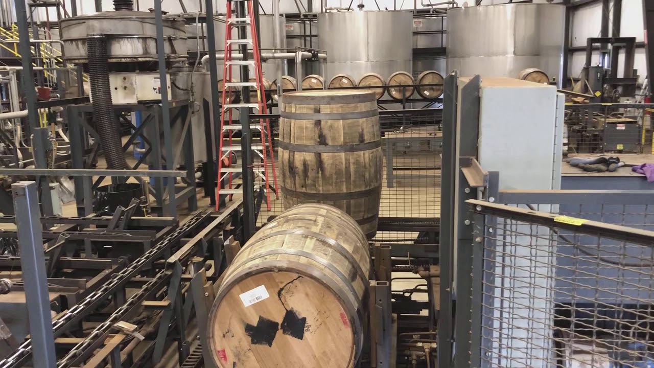 Heaven Hill Whiskey Barrel Loader - YouTube