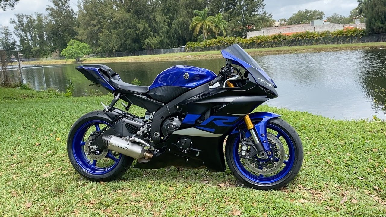 2019 Yamaha YZF R6 Walk Around! Yoshimura Exhaust! - YouTube