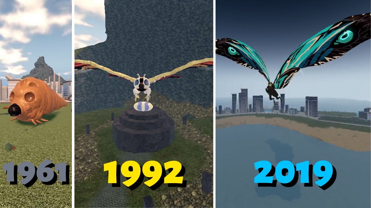 Evolution of Mothra (1961-2019) In Roblox Kaiju Universe - YouTube