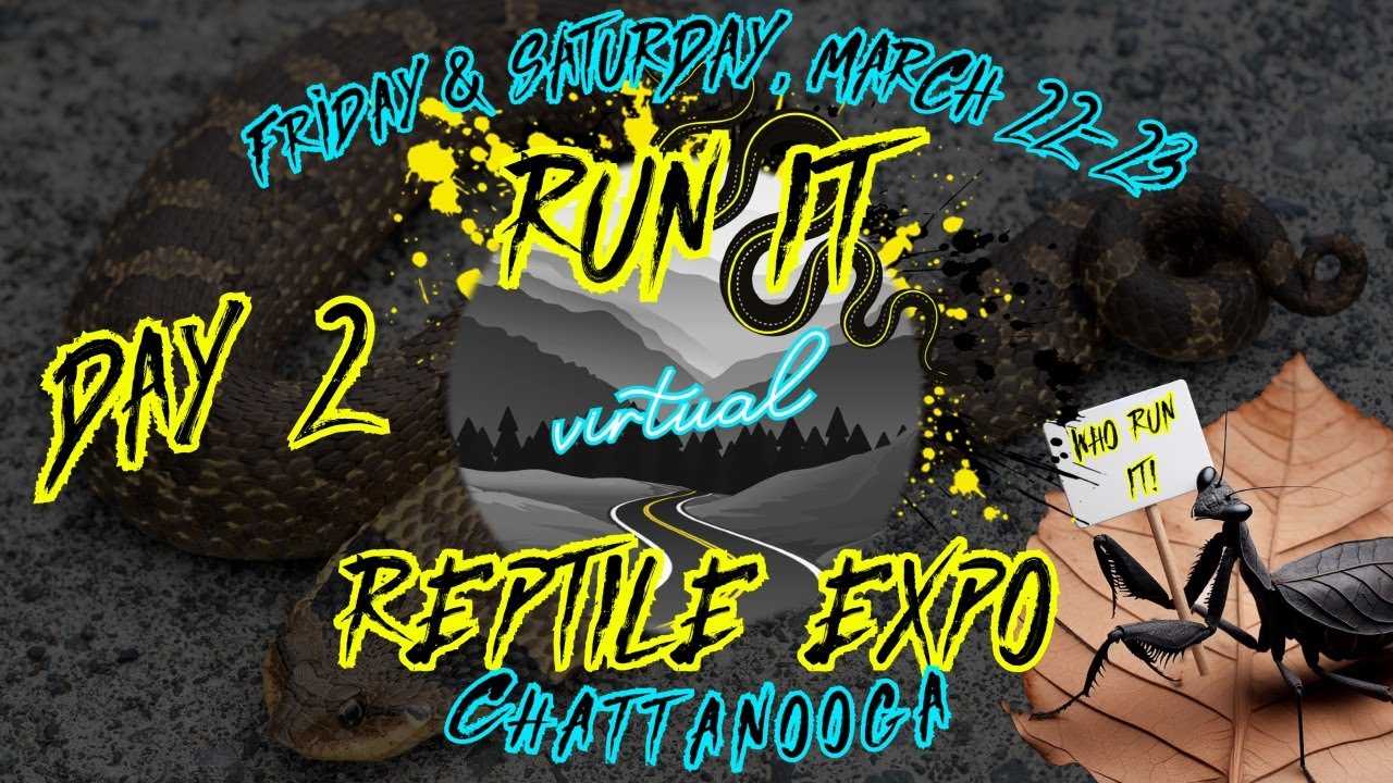DAY 2 🍀 RUN IT Reptile Expo's March Sale Event Stream! Live at Repticon ...