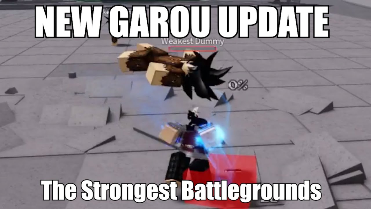 New GAROU UPDATE on The Strongest Battlegrounds! - YouTube
