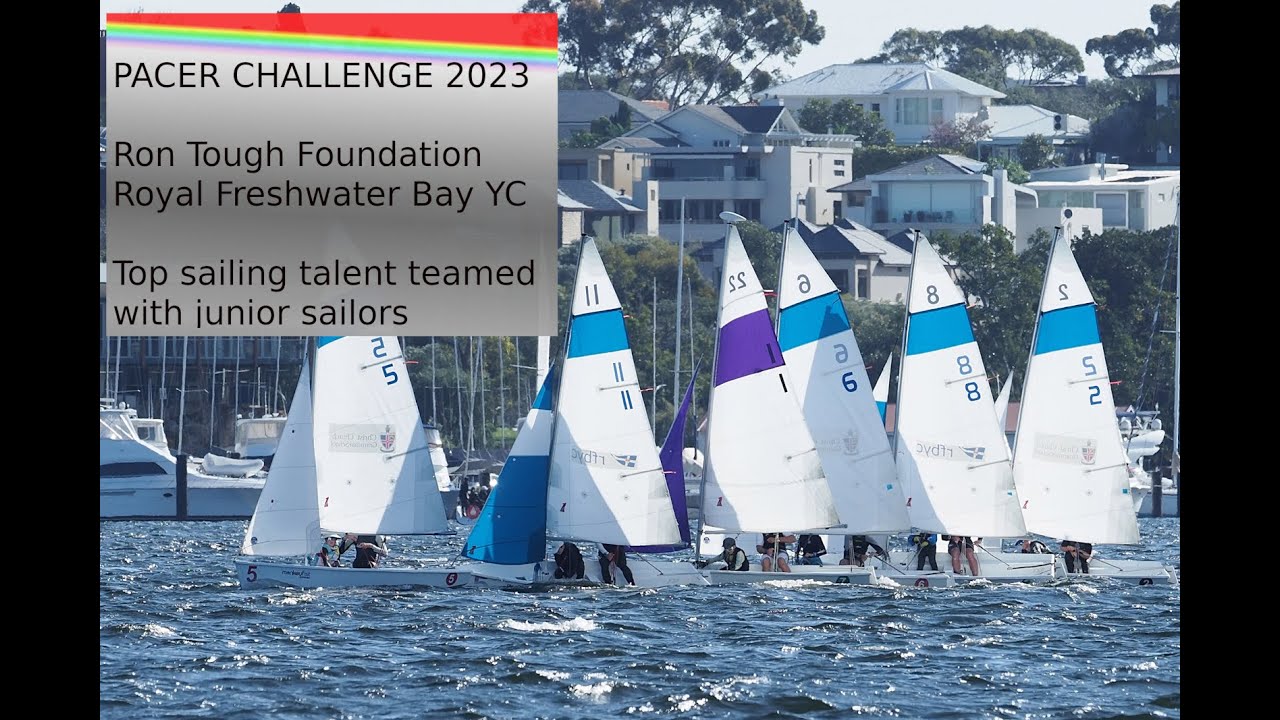 PACER Challenge 2023 - Top talent paired with junior sailors - YouTube
