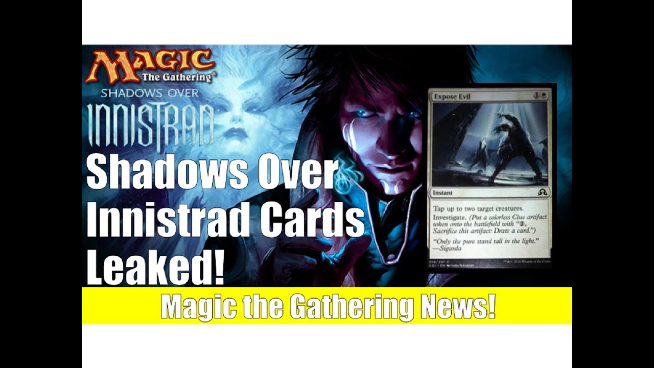 MTG Shadows Over Innistrad Cards Leaked! Magic the Gathering! - YouTube