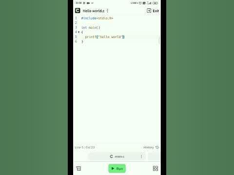 Hello World program in C Language | write hello world program - YouTube