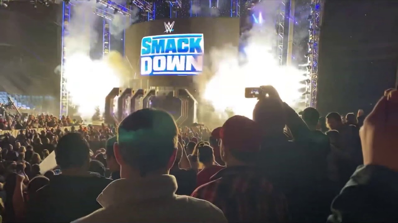 WWE Friday Night Smackdown Pyro 3/6/20 - YouTube