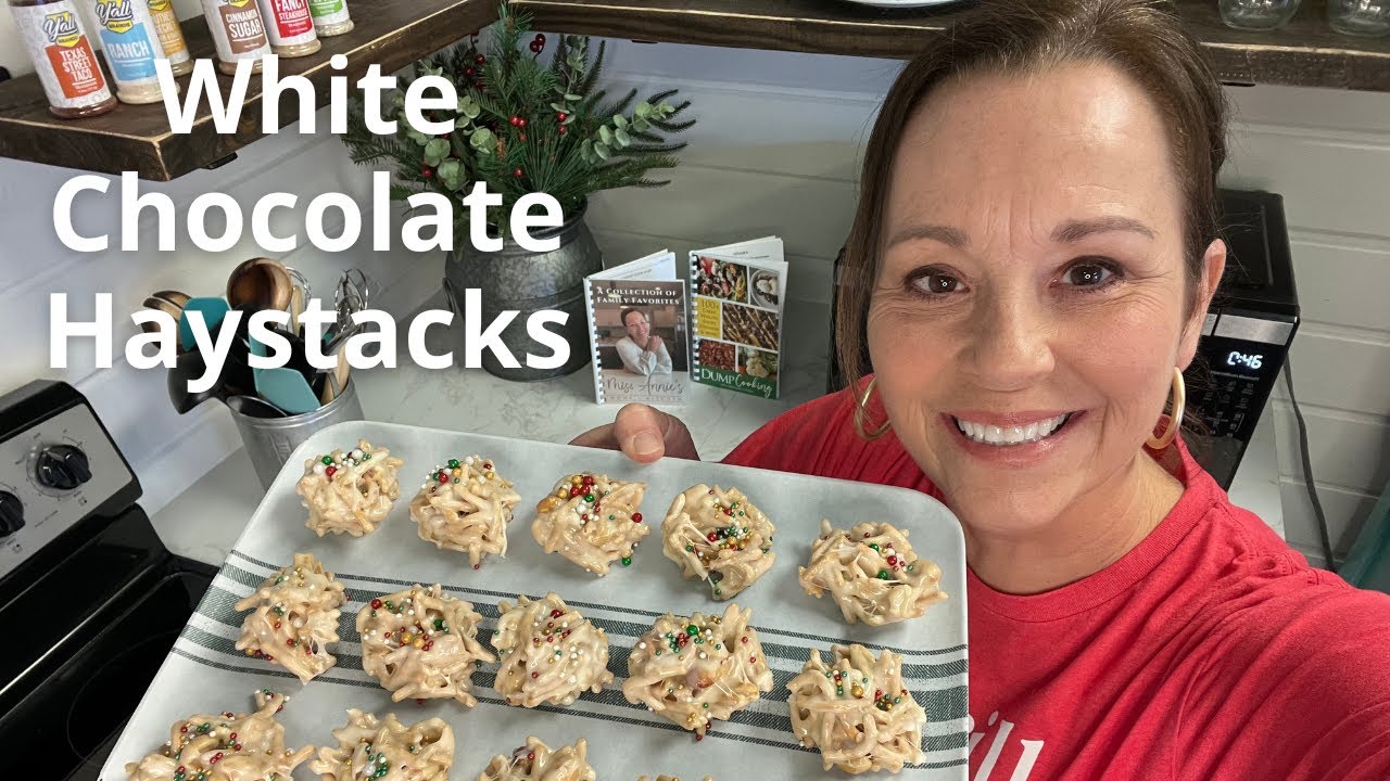 White Chocolate Haystacks | Christmas Baking - YouTube