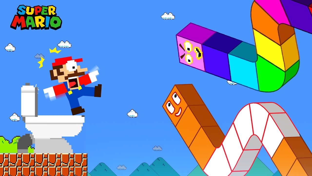 Super Mario Bros. but Mario & Triple Snakes in FUNNIEST Calamity Maze ...