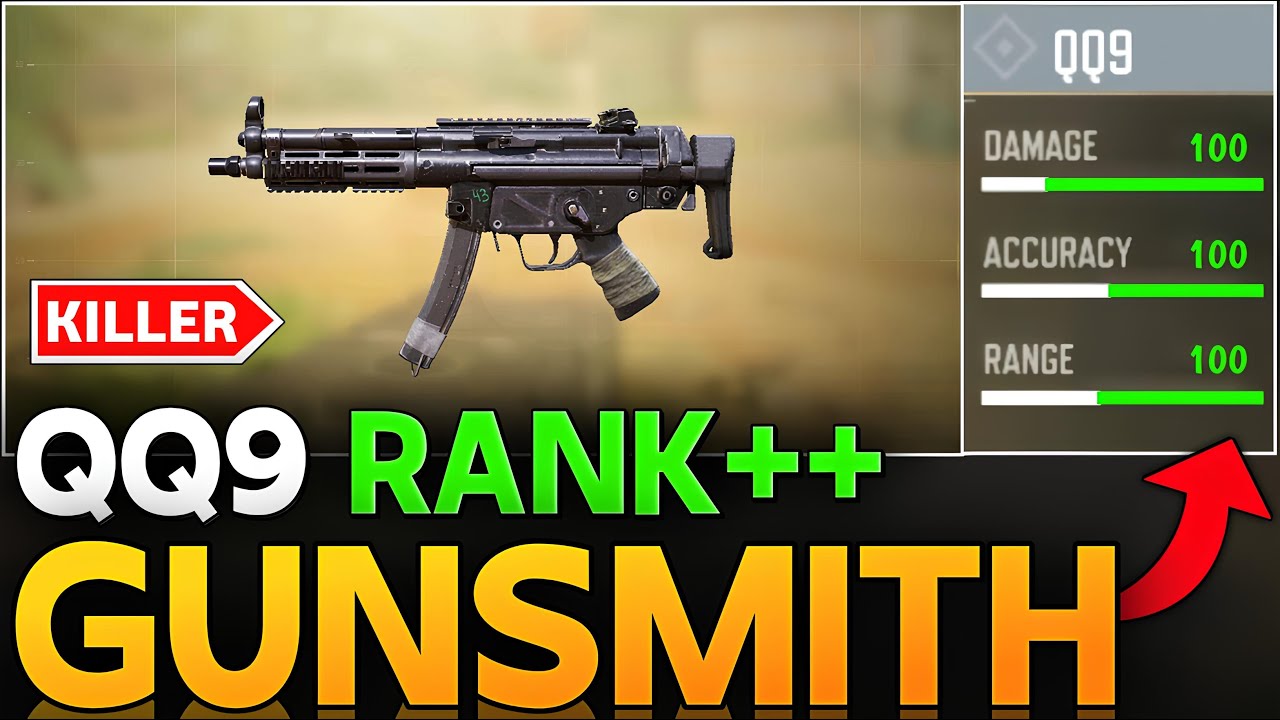SUB MECHINE KILLER MACHINE BEST QQ9 RANK GUNSMITH CALL OF DUTY MOBILE ...
