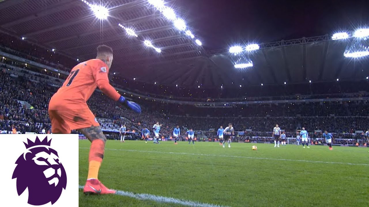Matt Ritchie's penalty kick propels Newcastle to win over Man City ...