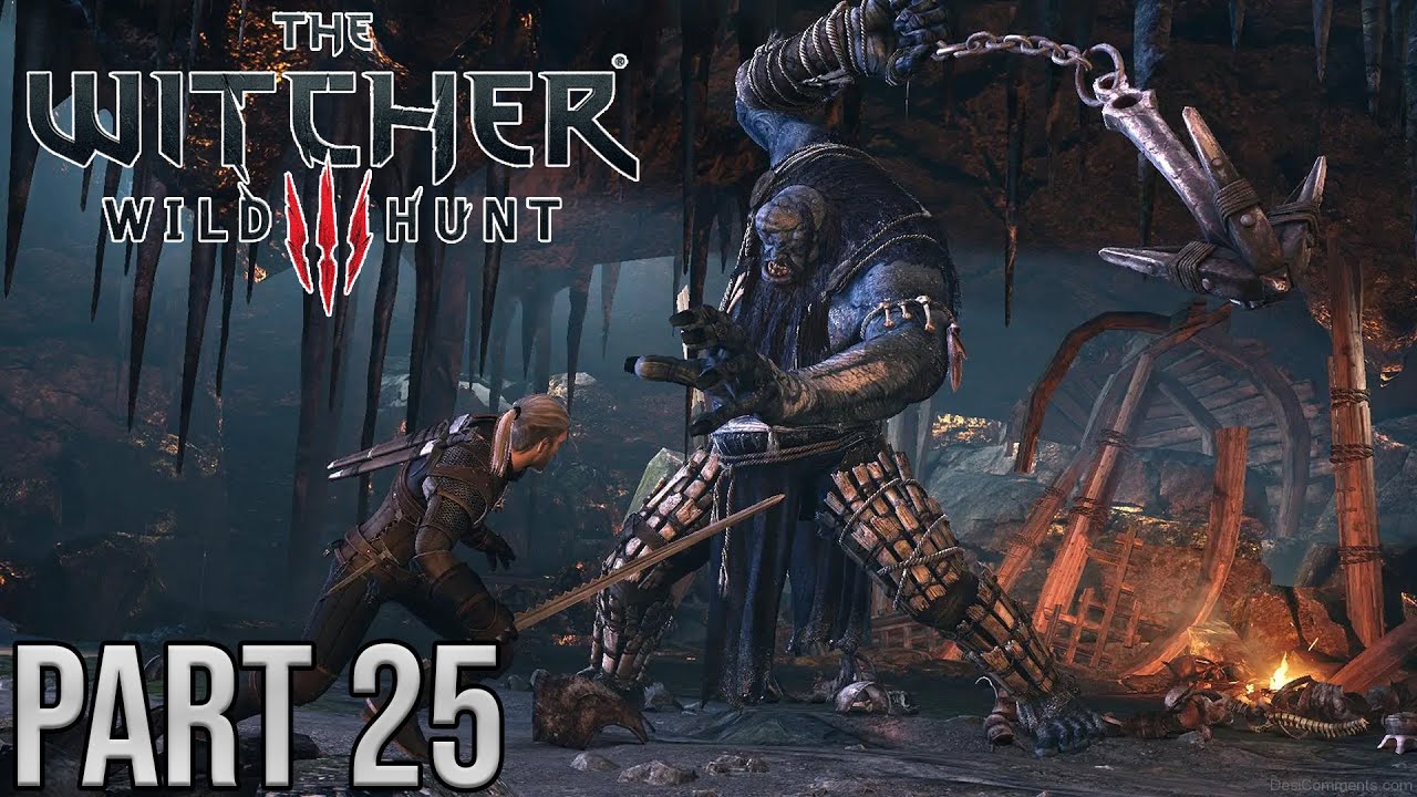 The Witcher 3 Wild Hunt Walkthrough Gameplay Part 25 - Ice Giant Boss ...