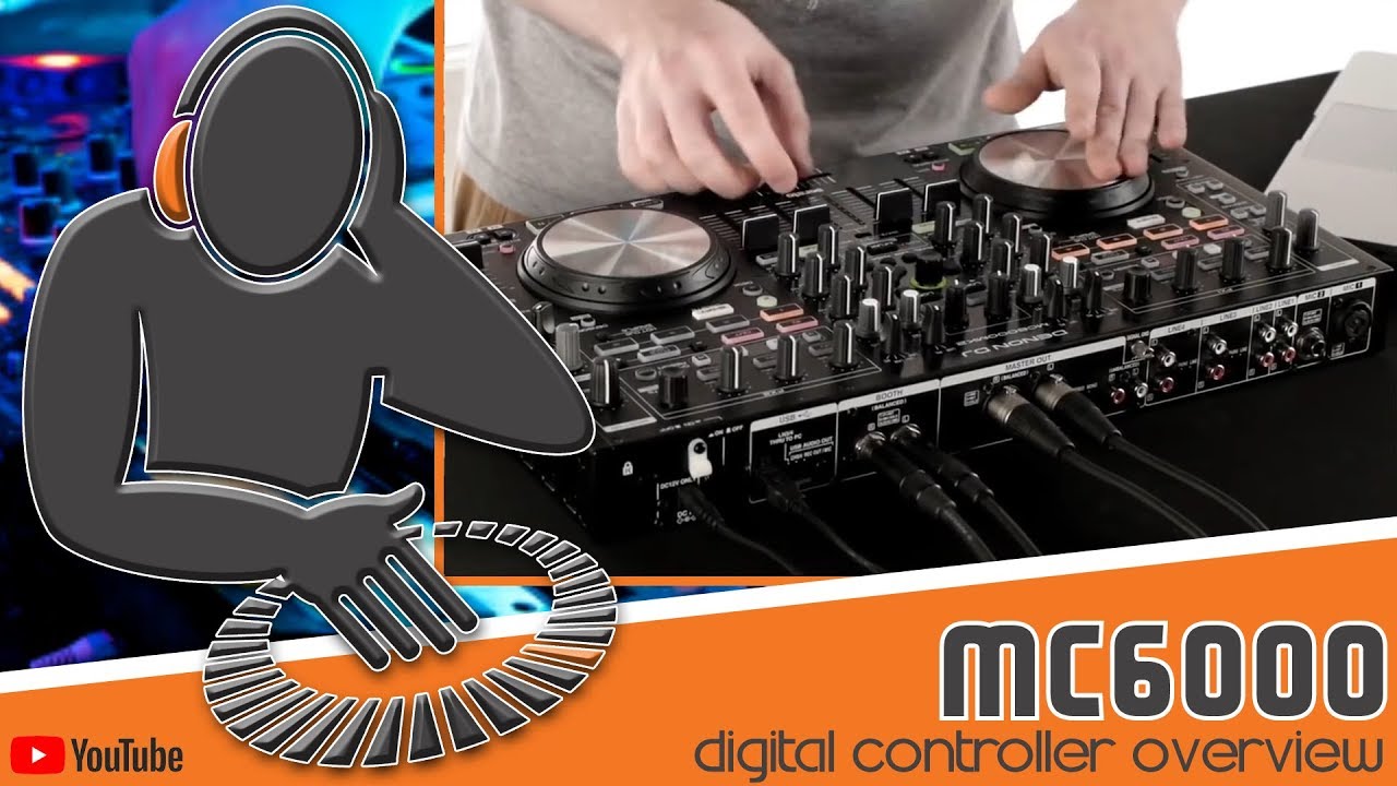 Denon DJ MC6000 MK2 Controller Digital Controller Overview - YouTube