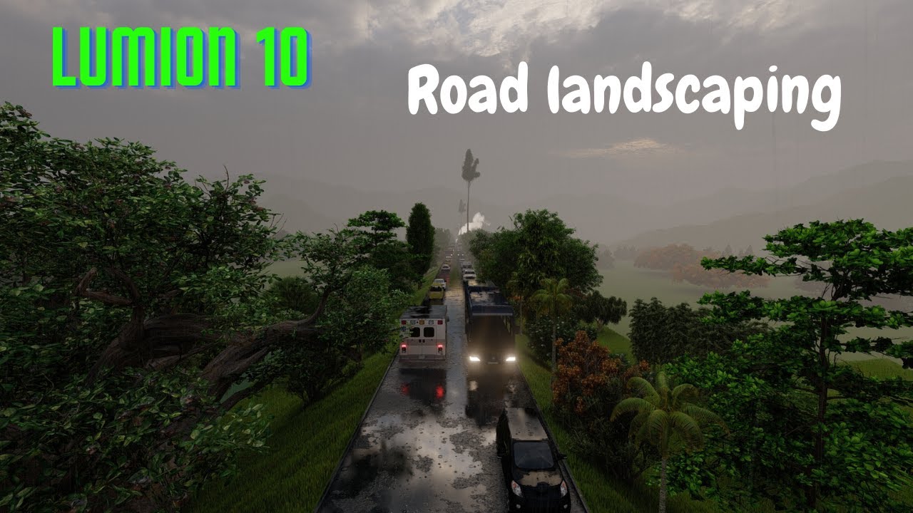 Lumion 10 Landscape Road Design/architecture inspirations - YouTube