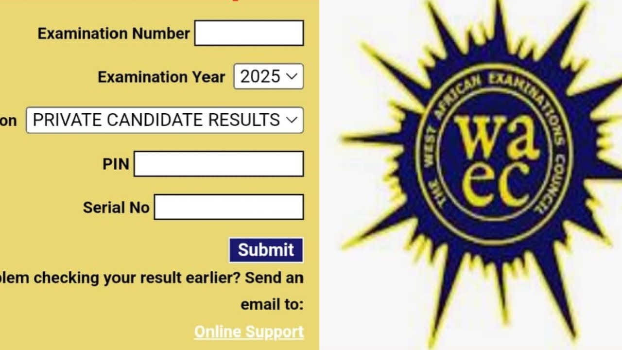How to check your 2025 waec result via Sms, phone and website/waec result checker - YouTube