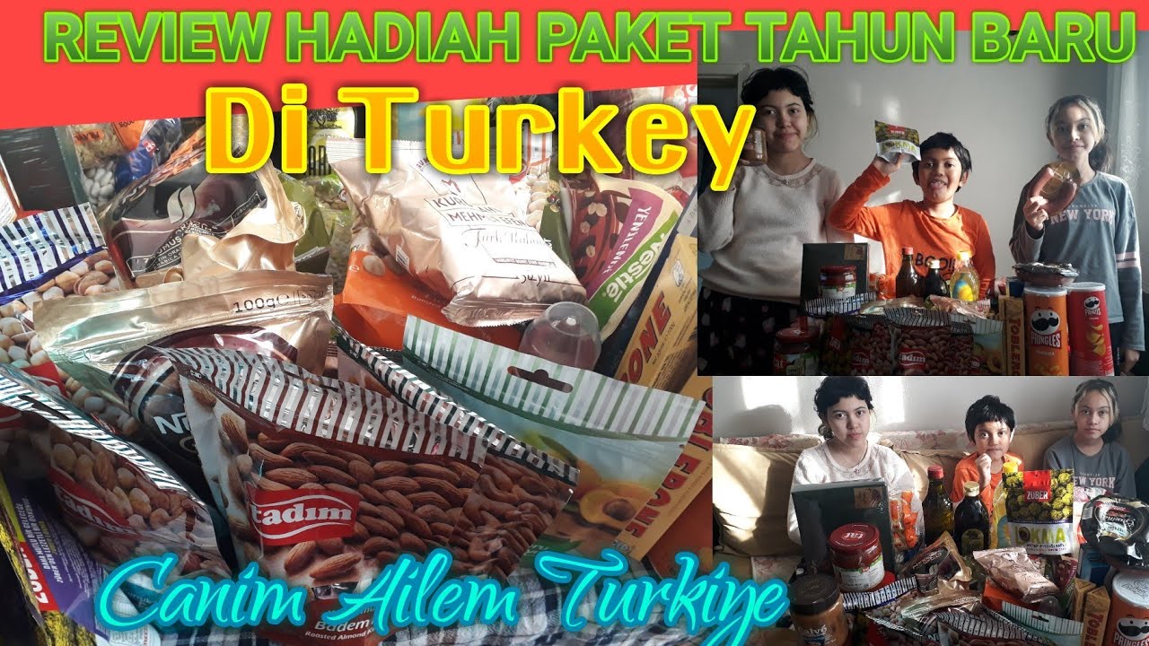 REVIEW HADIAH PAKET TAHUN BARU DI TURKEY - YouTube