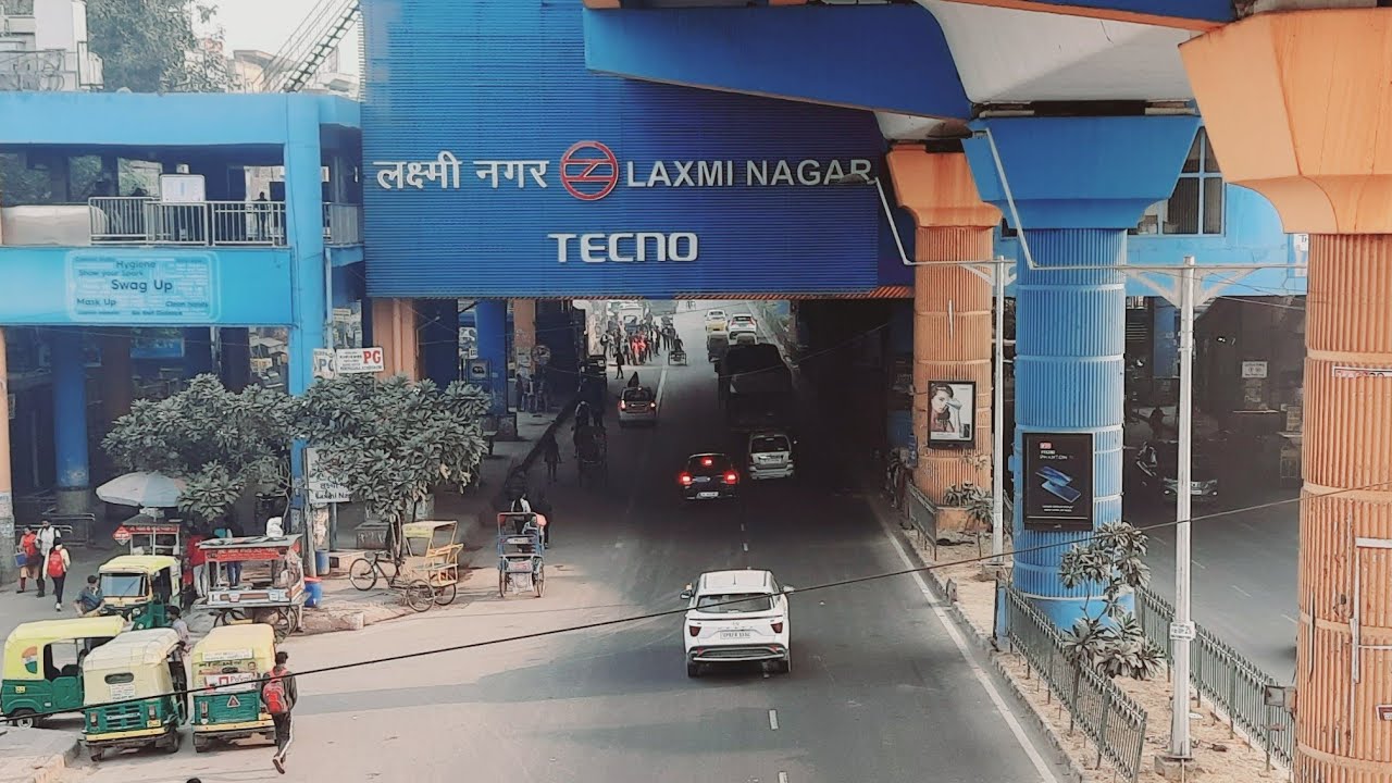Laxmi Nagar Tour || New Delhi station to Mukharji Nagar || By ...