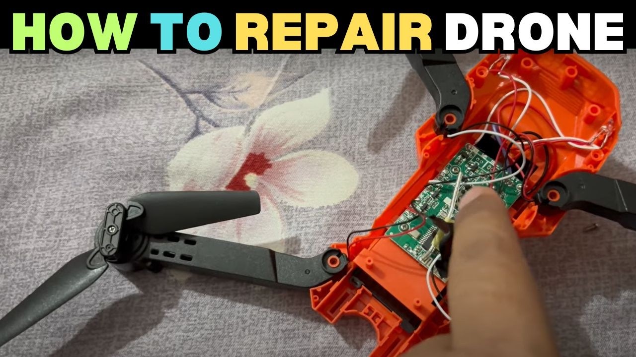 How to repair drone | Drone going one side problem | Drone repair | Drone repair kaise karey ...